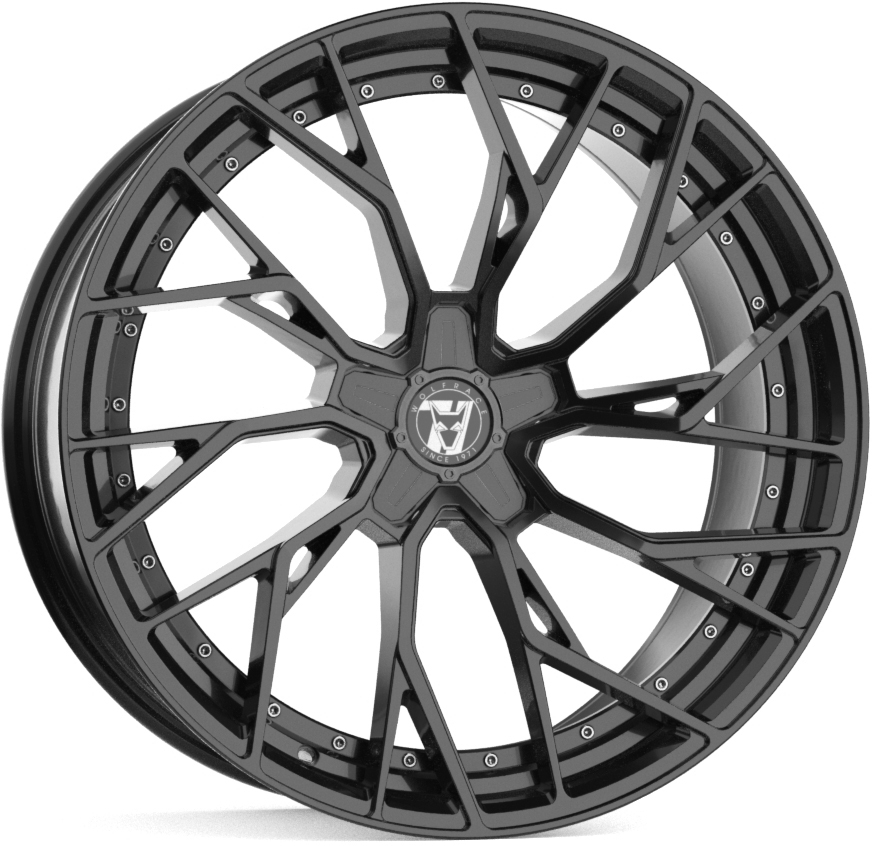 Alloy Wheels, Luxury Voodoo Gloss Raven Black, Wolfrace,