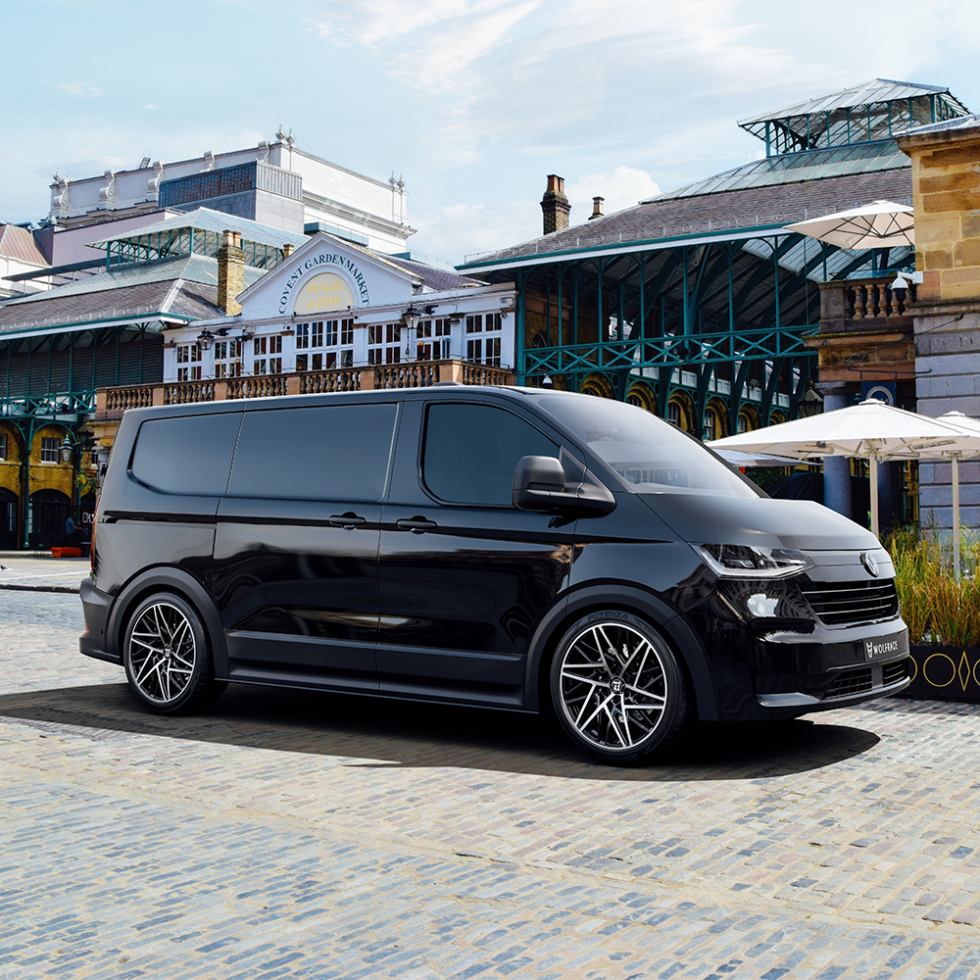 VW Transporter T7 2025+ Fitted With Our Sonic GT6 In Gloss Raven Black ...
