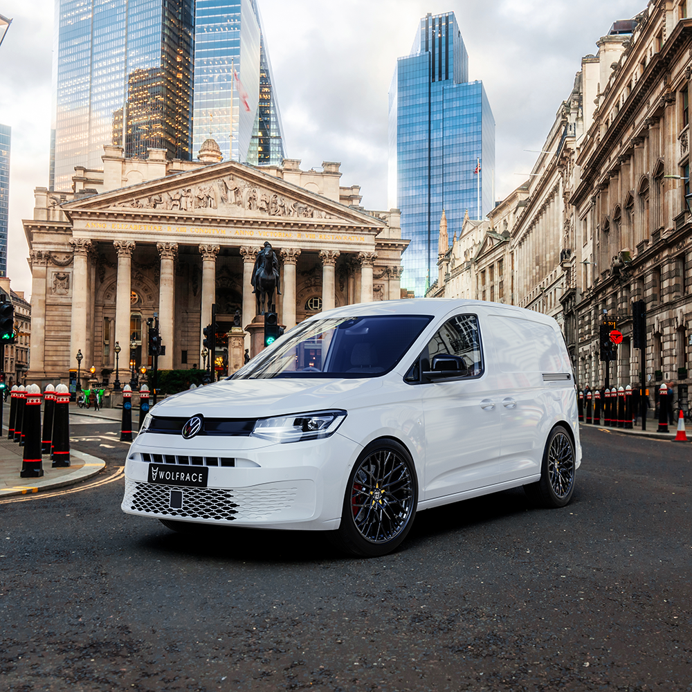 VW Caddy Fitted With Our 71 Venom Black Edition - Wolfrace Wheels